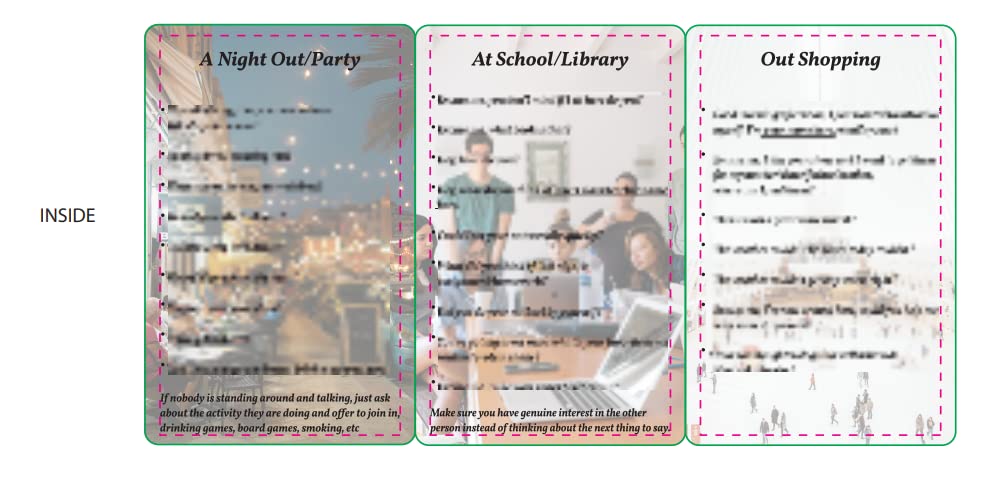 Social Skills Tri Fold Laminated Paper Wallet Card