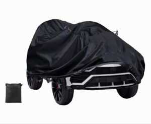 ruihisong kids car cover,outdoor heavy duty 600d power wheels for kids waterproof cover,kids ride-on toy car cover with buckle and vent,all weather,the handle is a reflective strip again