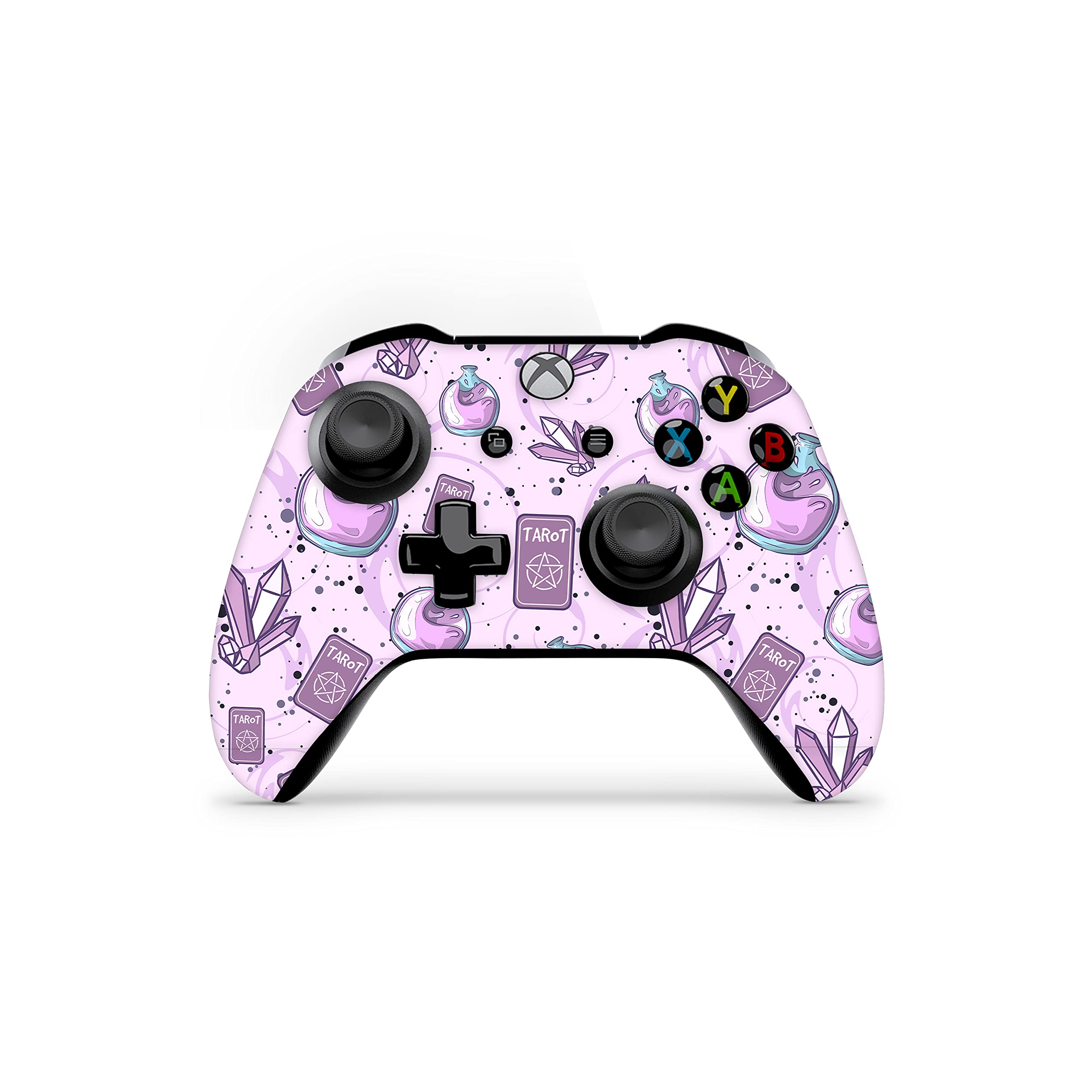 ZOOMHITSKINS Controller Skin Compatible with X1 S and X1 X, Vinyl Sticker Technology, Magic Crystal Tarot Purple Portion Purple Pastel Cute, Durable, 1 Skin, Made in The USA