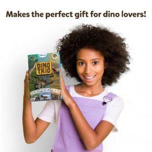 Skillmatics Card Game - Dino Trio, A Smart Swapping Dinosaur Themed Strategy Game for Kids, Teens & Adults