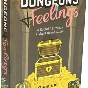 Dungeons and Feelings Board Game | Social and Strategy Hybrid Board Game | Ice Breaker | Story Telling | Question Game | RPG | Adventure | 1st Edition