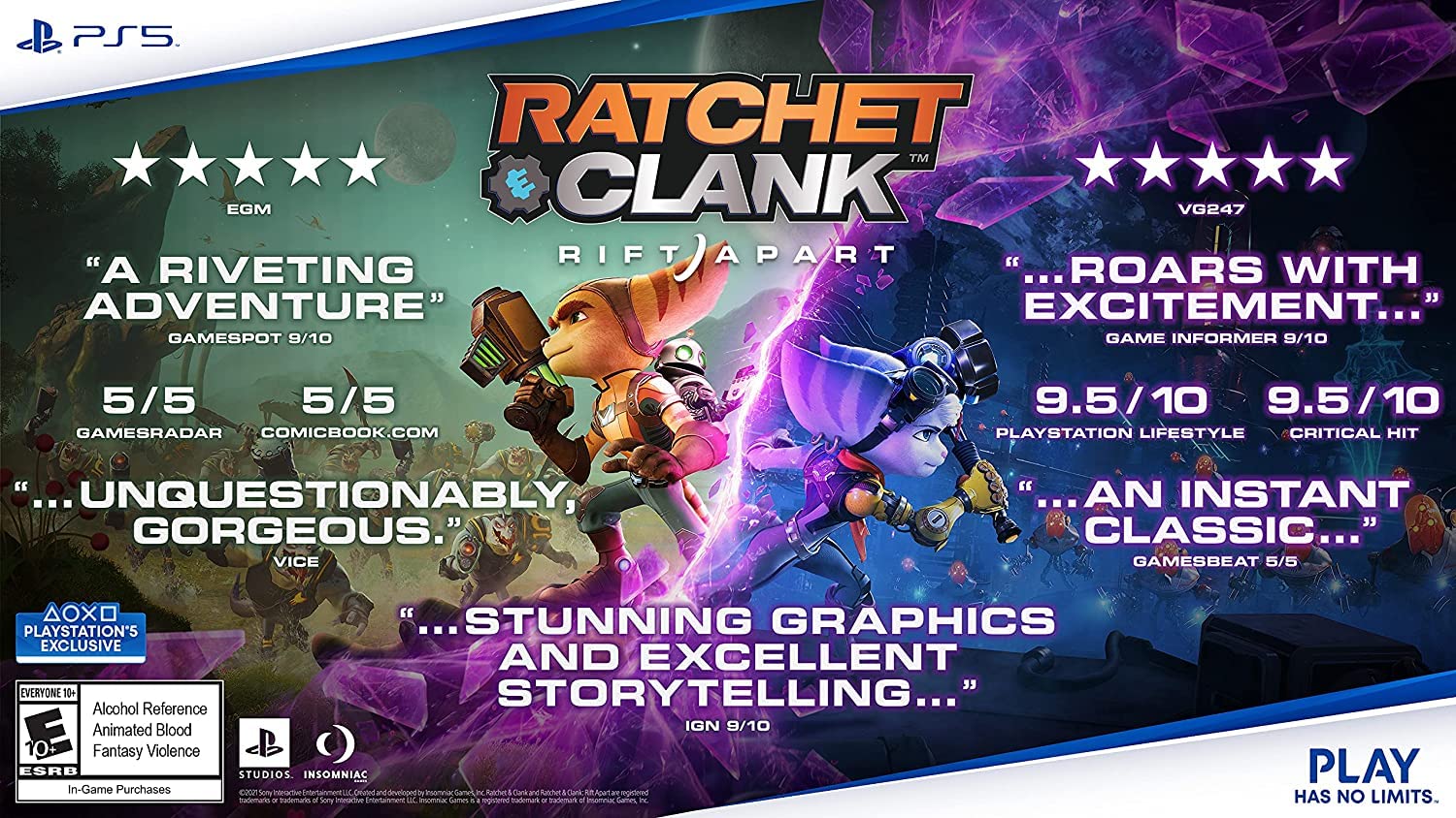 Deran Ratchet & Clank Rift Apart - PS5 / PlayStation 5