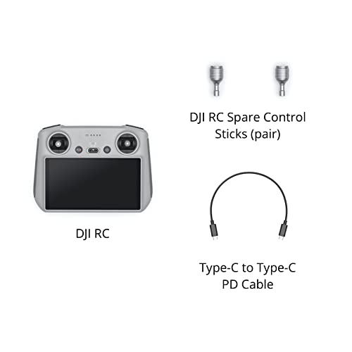 DJI RC - Remote Controller for DJI Mini 3 Pro Mavic 3 Classic Mavic 3 & Cine Air 2S (Renewed)