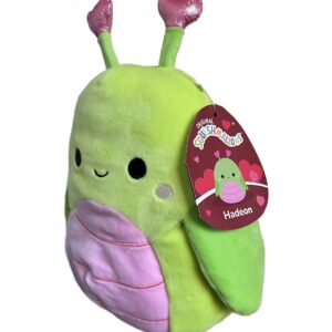 Squishmallow Official Kellytoy Valentines Squad Squishy Soft Plush Toy Animal (8 Inch, Hadeon The Grasshopper)