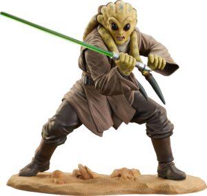 star wars episode ii: attack of the clones premier collection: kit fisto statue