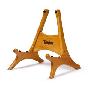 taylor guitar stand - mahogany natural finish