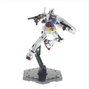 Model Display Shelf,Model Display Rack,Suitable for Gundam Model Stand Action Figure Stand and HG, MG and RG Model Character Display Stand. (Two)