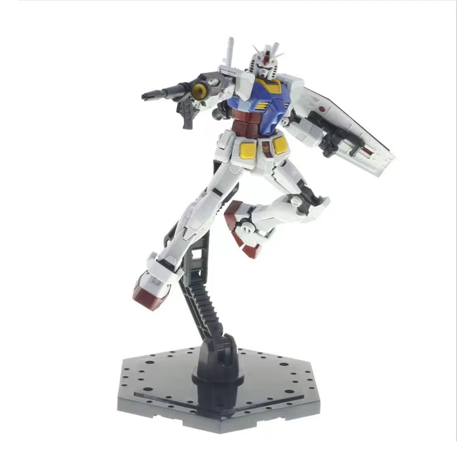 Model Display Shelf,Model Display Rack,Suitable for Gundam Model Stand Action Figure Stand and HG, MG and RG Model Character Display Stand. (Two)