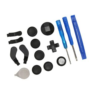 Controller Accessory Parts, Custom Replacement Kit Stylish Appearance Precise Black Plating for Elite Series 2