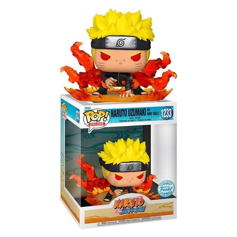 Funko POP! Deluxe: Naruto Uzumaki - Naruto Uzumaki As Nine Tails - Amazon Exclusive - Collectable Vinyl Figure - Gift Idea - Official Products - Toys for Kids and Adults