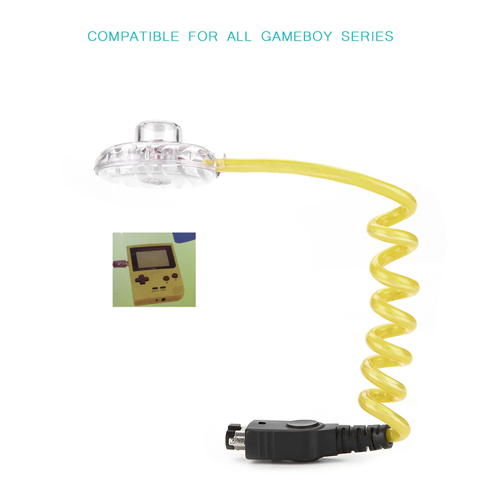 Flexible White LED Illumination for Gameboy Advance, External LED for GBA, Worm Light for Game Boy Advance Screen Light Led Illumination Night Lamp for GBA Gameboy Advance Console