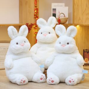 Alwoligag Rabbit Stuffed Animal Plush Toy, Rabbit Anime Body Pillow, Kawaii Plush Stuff Animal, Big Plushie Stuffed Dog Squishy Pillow Gifts for Boys Girls (24")