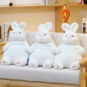 Alwoligag Rabbit Stuffed Animal Plush Toy, Rabbit Anime Body Pillow, Kawaii Plush Stuff Animal, Big Plushie Stuffed Dog Squishy Pillow Gifts for Boys Girls (24")