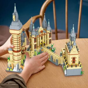 Vziimo Castle 2680PCS Building Set, Cool Creative Gift Movie Collectible Display Model Kit for 8+ Teens Adult to Build (Mini-Blocks)