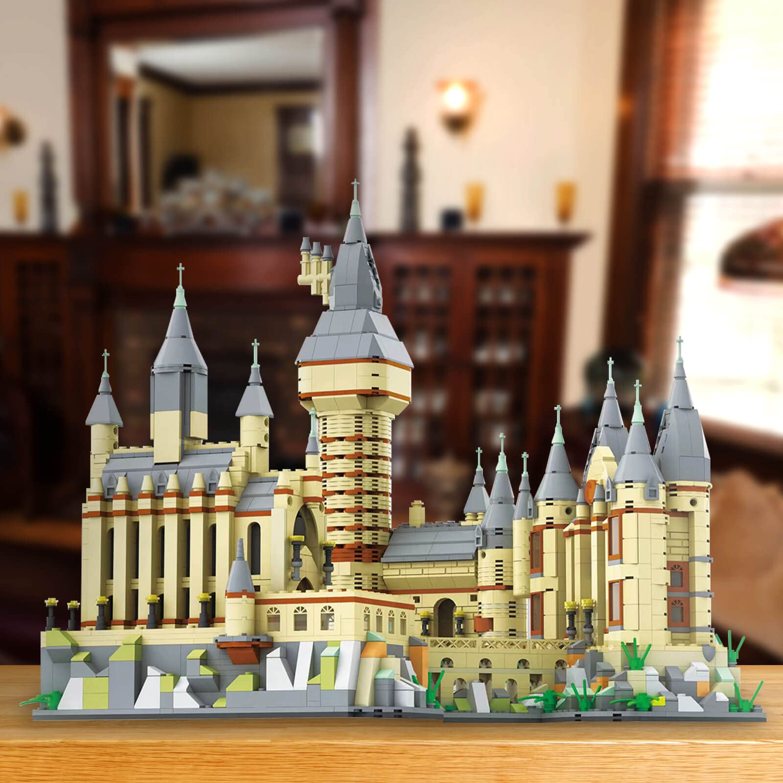 Vziimo Castle 2680PCS Building Set, Cool Creative Gift Movie Collectible Display Model Kit for 8+ Teens Adult to Build (Mini-Blocks)