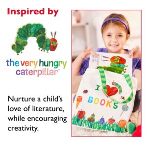 Creativity for Kids The Very Hungry Caterpillar: My Book Tote - Create a DIY Canvas Book Bag from The World of Eric Carle Books, Preschool Crafts for Toddlers Ages 3-5+