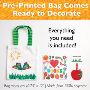 Creativity for Kids The Very Hungry Caterpillar: My Book Tote - Create a DIY Canvas Book Bag from The World of Eric Carle Books, Preschool Crafts for Toddlers Ages 3-5+