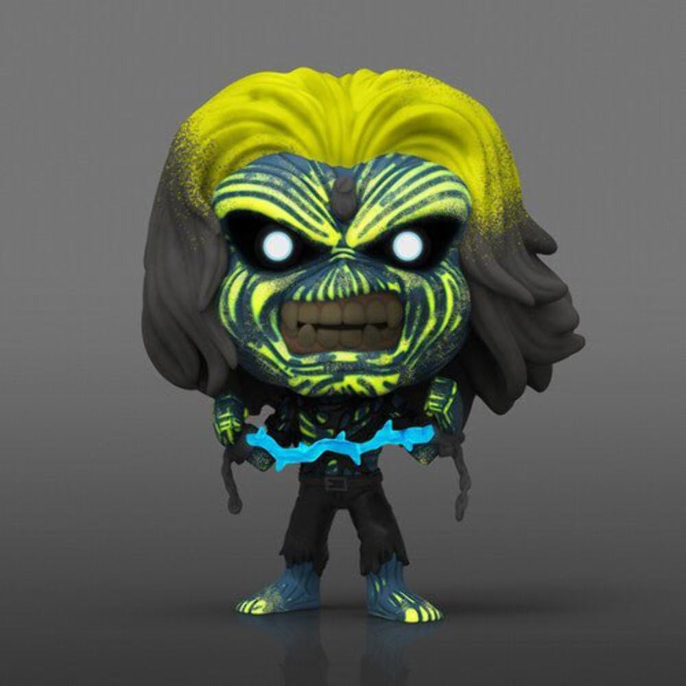 FUNKO POP! ROCKS: Iron Maiden - Eddie 4PK Glow in the Dark Box Set (AE Exclusive)