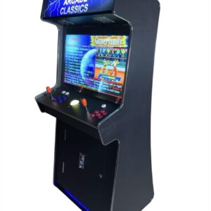 TOP US VIDEO ARCADES Full Size Commercial Grade Upright Standup Arcade Machine 2 Player 4500 Games 32 inch Screen Black