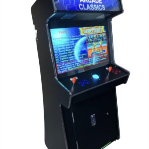 TOP US VIDEO ARCADES Full Size Commercial Grade Upright Standup Arcade Machine 2 Player 4500 Games 32 inch Screen Black