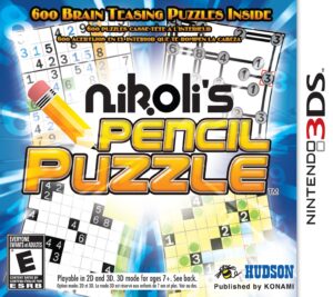 nikoli's pencil puzzle - nintendo 3ds (renewed)