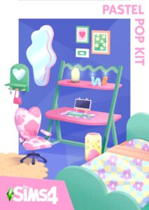 the sims 4 pastel pop kit - pc [online game code]