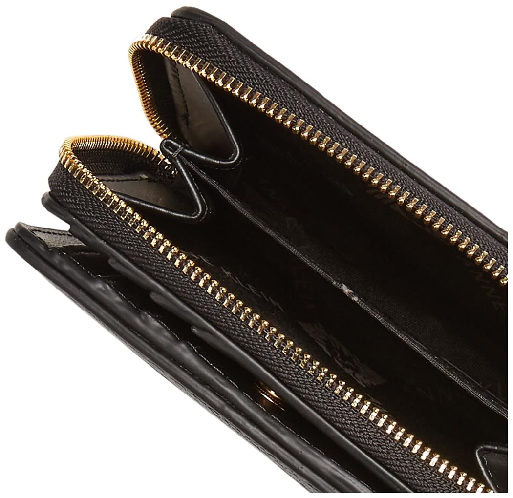 Anne Klein AK Small Curved Wallet, Black