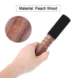 Tibetan Singing Bowl Mallet, 6.8in Tibetan Singing Bowl Stick Buddhism Wooden Striker, Buddha Sound Bowl Mallet for Meditation Relaxation