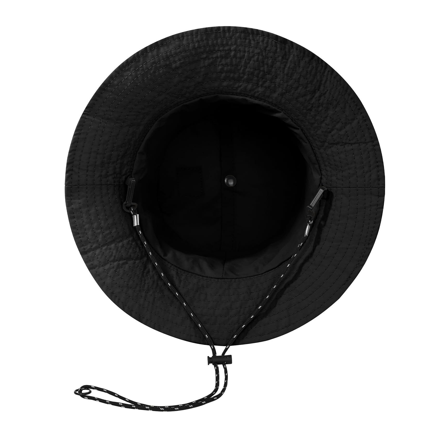 Durio Black Bucket Hat for Men Women Outdoor Packable Sun Hat Summer Waterproof Bucket Hats Travel Beach Hat Fishing Hat Unisex Black One Size