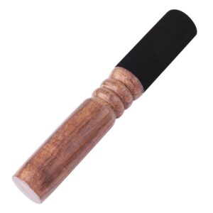 tibetan singing bowl mallet, 6.8in tibetan singing bowl stick buddhism wooden striker, buddha sound bowl mallet for meditation relaxation