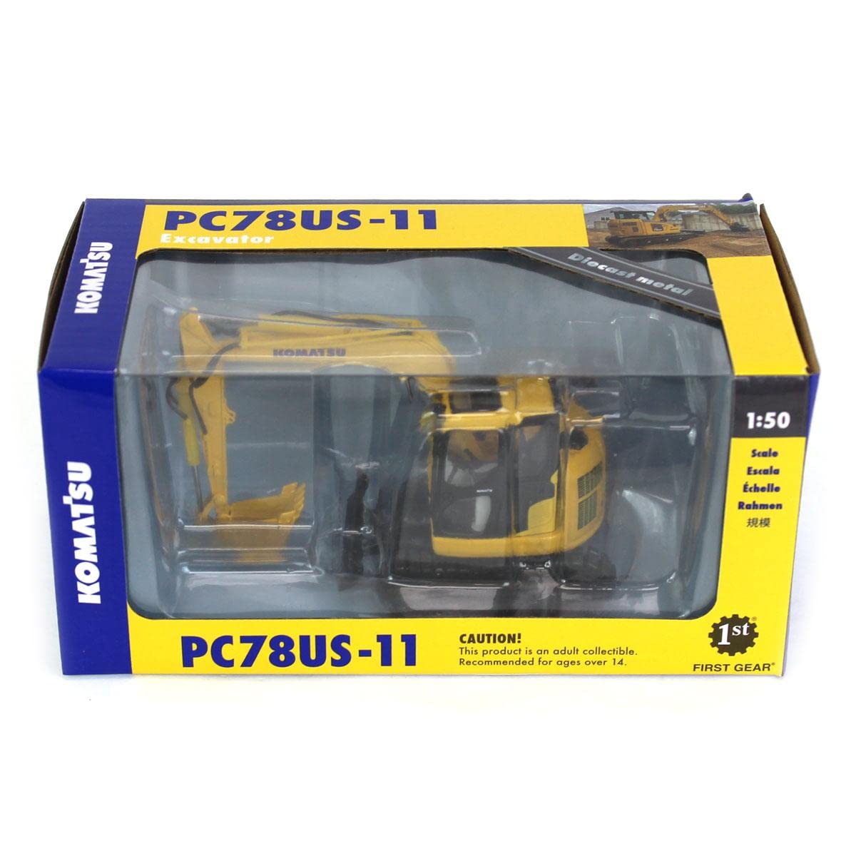 First Gear Komatsu: Komatsu PC78US-11 Excavator