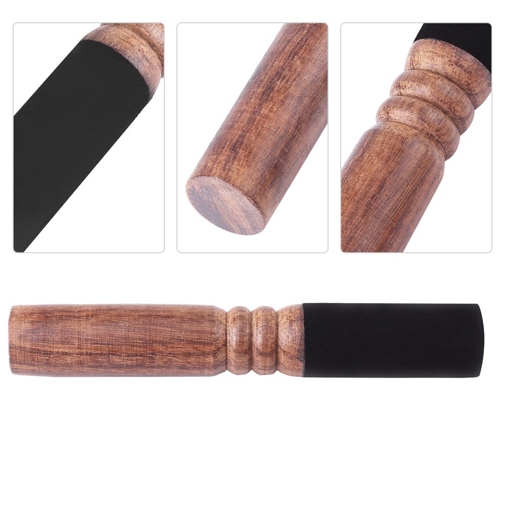 Tibetan Singing Bowl Mallet, 6.8in Tibetan Singing Bowl Stick Buddhism Wooden Striker, Buddha Sound Bowl Mallet for Meditation Relaxation