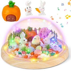 polkoliye make your own night light with music, 7in nightlight project and birthday gifts toys for girls, easter arts and crafts for kids ages 4-12 years old