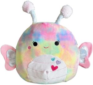 squishmallows kellytoy valentine squad plush toy (12/'' wren the butterfly), sqv-ast-f