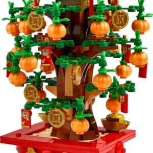 LEGO Money Tree Building Kit for Kids Aged 9 Plus, Lunar New Year Gift for Boys and Girls Sparks Pretend Play, Seasonal Decor 40648