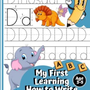 Handwriting Practice for Kids: ABC Letter Tracing for Kids ages 3-5 | Learning To Write Alphabet for Preschoolers | Kindergarten Workbook and 1st Grade