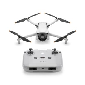 dji mini 3 - lightweight and foldable mini camera drone with 4k hdr video, 38-min flight time, true vertical shooting, and intelligent features (renewed)