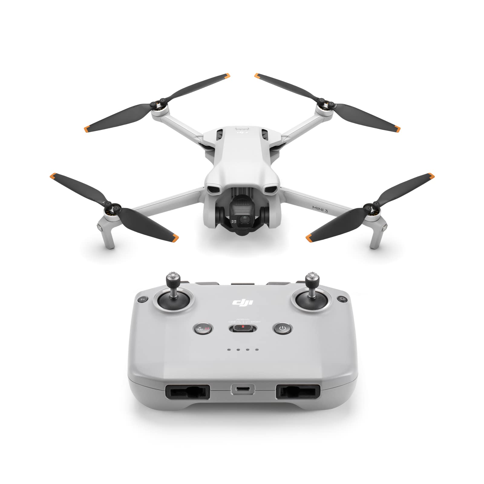 DJI Mini 3 - Lightweight and Foldable Mini Camera Drone with 4K HDR Video, 38-min Flight Time, True Vertical Shooting, and Intelligent Features (Renewed)