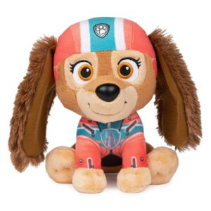 Bundle of 2 Paw Patrol 6" Embroidered Plush Stuffed Animal Characters, Tracker and Liberty