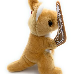 Aeisage Kangaroo 5'' Plush Toy with Boomerang, Super Soft Australian Souvenir Gift for Kids