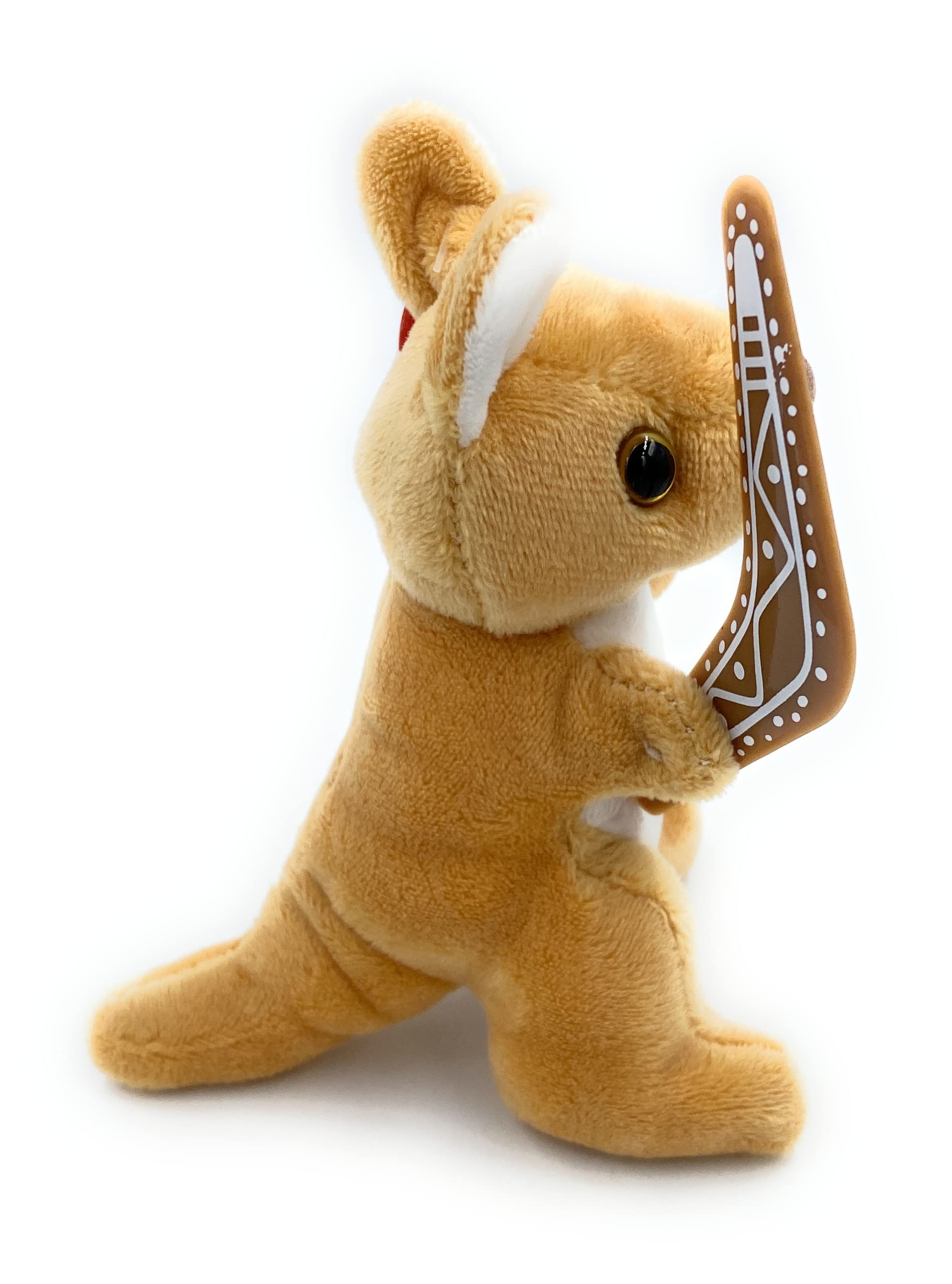 Aeisage Kangaroo 5'' Plush Toy with Boomerang, Super Soft Australian Souvenir Gift for Kids