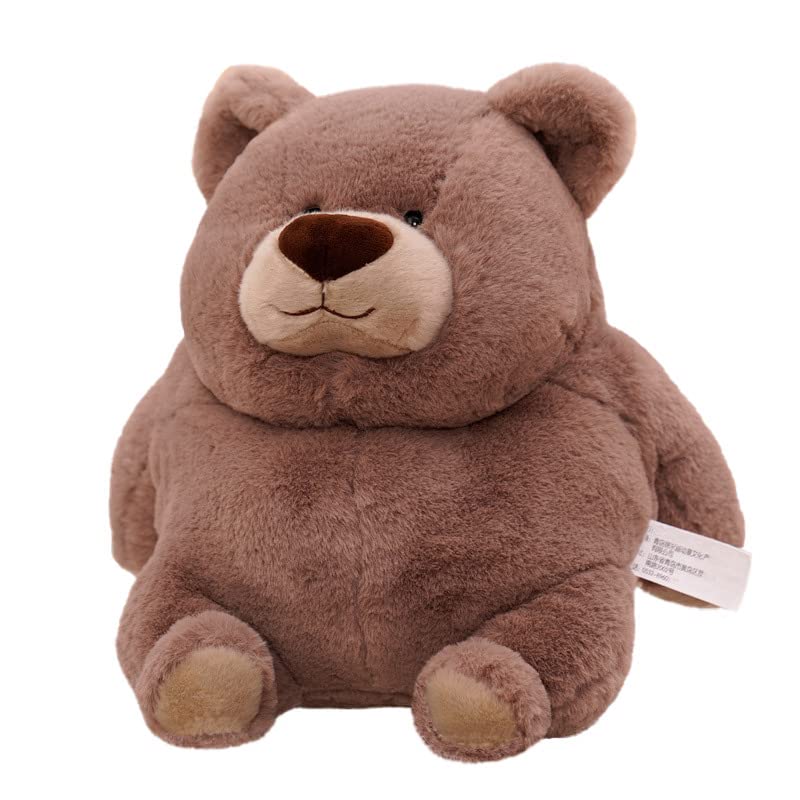 Cute Sitting Bear Stuffed Animals Plush Dolls,Soft Teddy Bear Plush Toy Bedtime Friend,Hugging Plush Toys Companion,Halloween Christmas Birthday Plush Gifts for Boys Kids Babies Girls(Brown Bear)