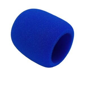 Microphone windscreen Foam Cover,mic Cover,Mic Foam，Microphone Cover Set,10 Pack Thick (Blue)