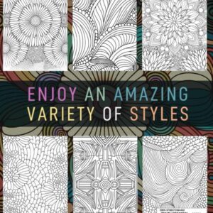 101 Patterns Coloring Book Vol.1: Mindfulness & Relaxing Adult Mandala Pattern Coloring Book for Women, Kids, and Seniors. Stress & Anxiety Relief