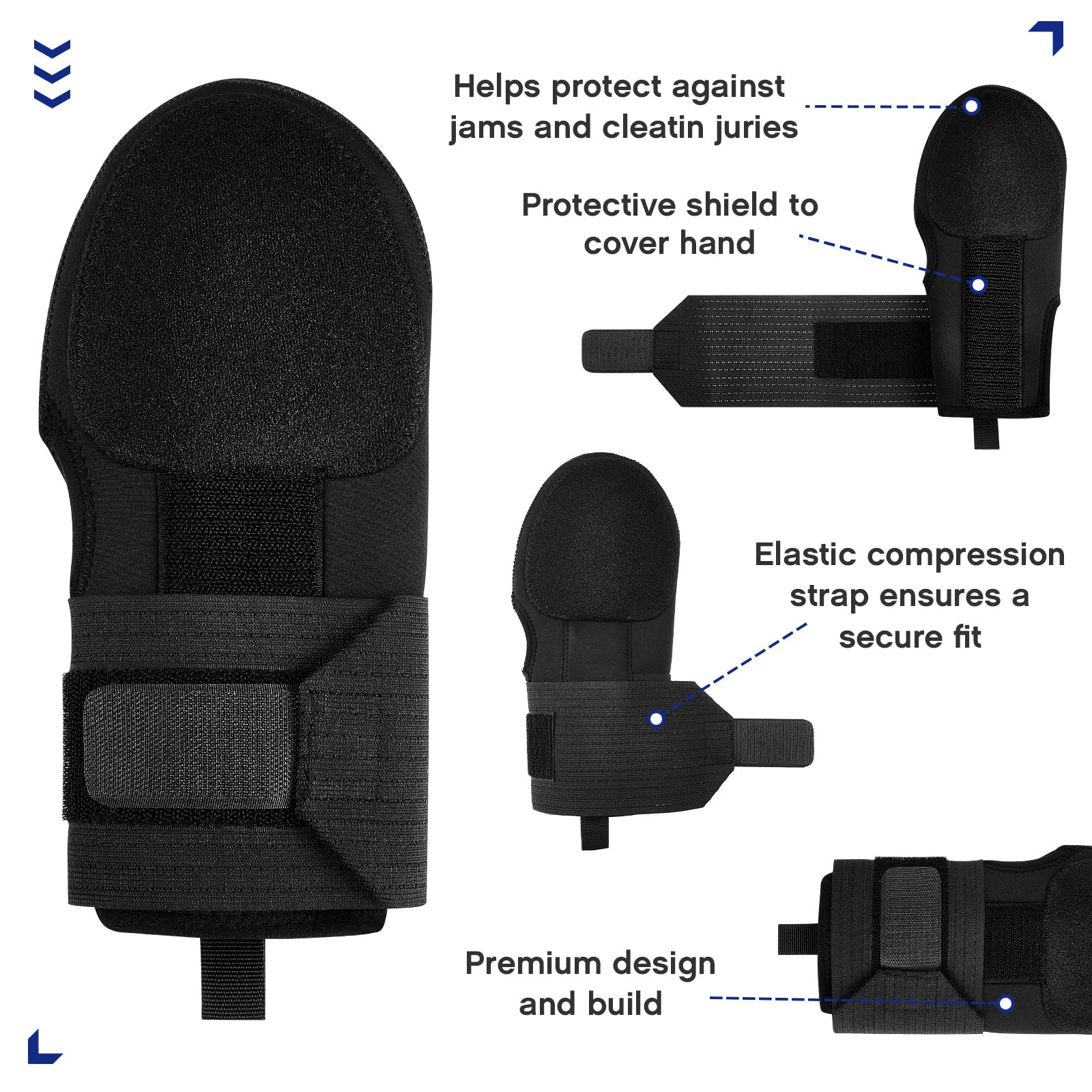 Hungdao Baseball Sliding Mitt Individually Design Sliding Glove for Youth Adult Baseball Softball Gear Hand Protection (Right Hand)