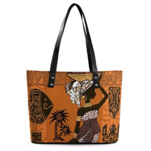 womens handbag african woman leather tote bag top handle satchel bags for lady