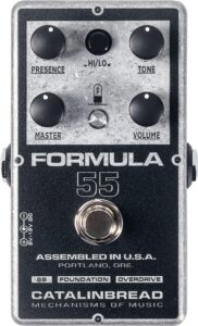 catalinbread formula 55 5e3 tweed style overdrive (cat form55 b/s)