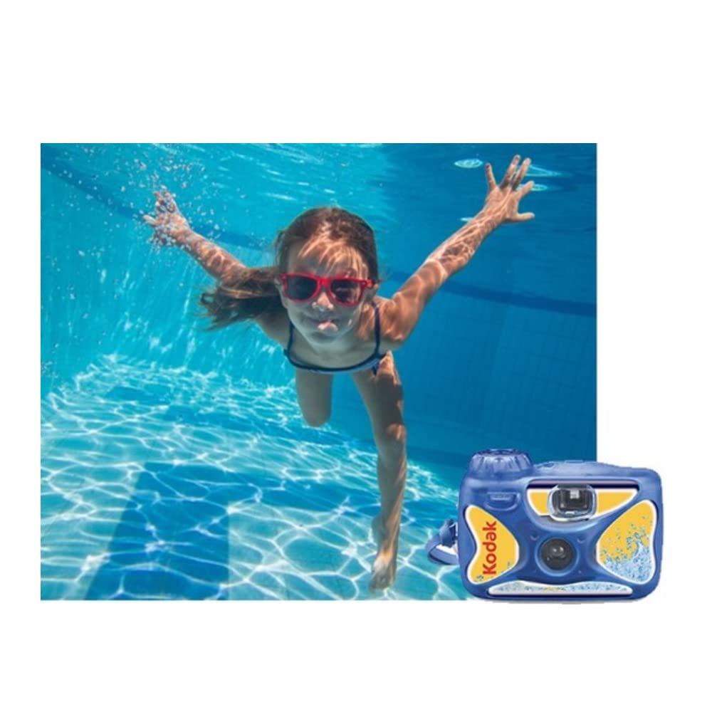 Kodak Sport Underwater Single-Use Disposable Camera with 800 Speed 27-Exposure Film (2-Pack)