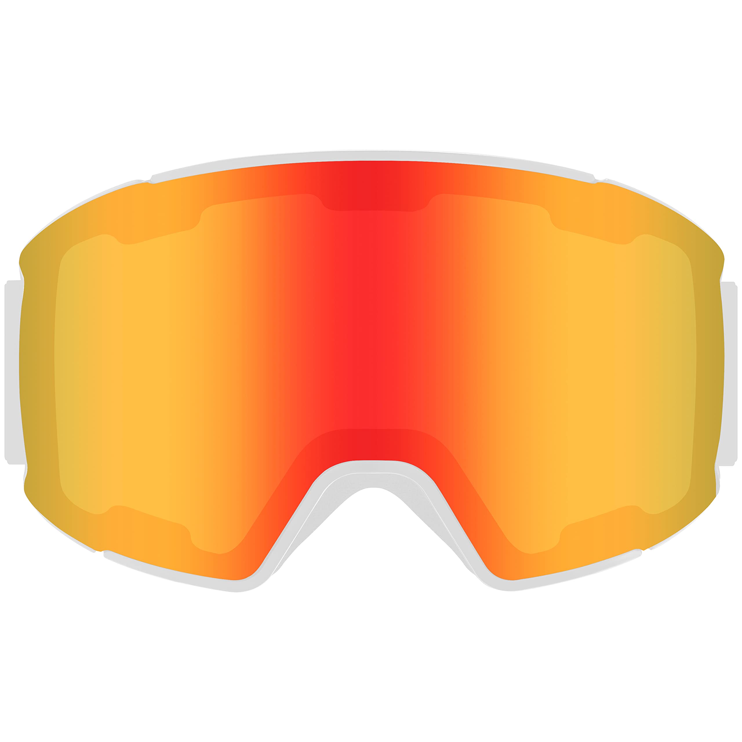 Retrospec Zenith Ski & Snowboard Snow Goggle Interchangeable Magnetic Lens for Men and Women with Toric Design - 100% UV Protection for Skiing and Snowboarding