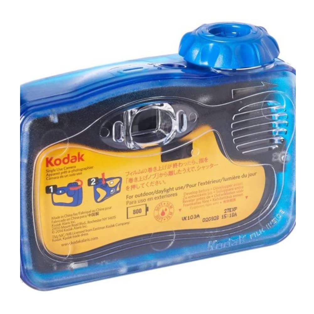 Kodak Sport Underwater Single-Use Disposable Camera with 800 Speed 27-Exposure Film (2-Pack)